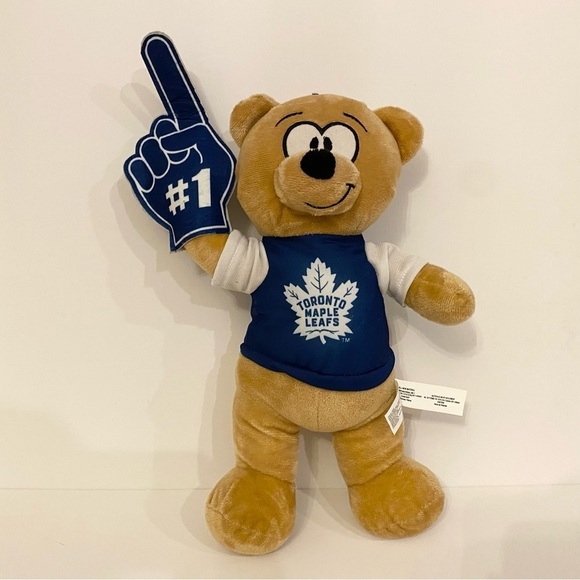 NHL | Toys | 45 Toronto Maple Leafs Plush Stuffed Teddy Bear Foam Hand ...